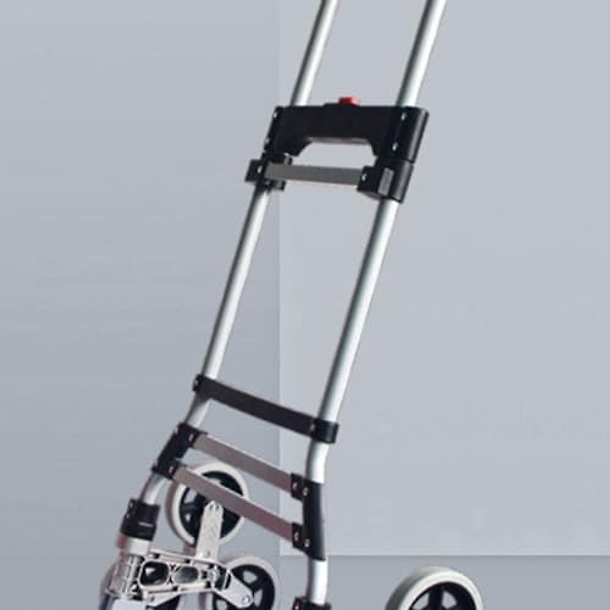 yoakaiax Multifunctional Folding Shopping Cart with Storage Bag Strong Load-Capacity Portable Personal Collapsible Grocery Cart with Swivel Wheels Black Black