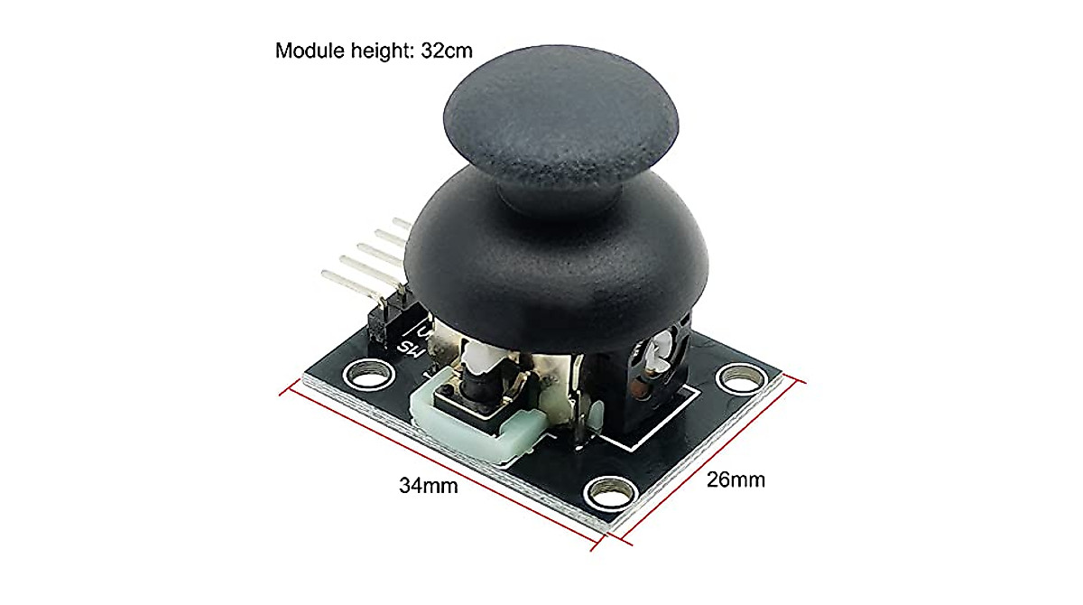 6Pcs PS2 Joystick Sensor Module for Arduino & More