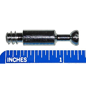 24.5mm (32mm Overall) Dowel Pin Bolt for Cam Lock Disc Furniture Connectors for 5mm Hole