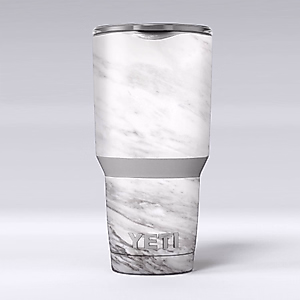 Design Skinz Slate Marble Surface V9 - Skin Decal Vinyl Wrap Kit Compatible with The Yeti Rambler Cooler Tumbler Cups