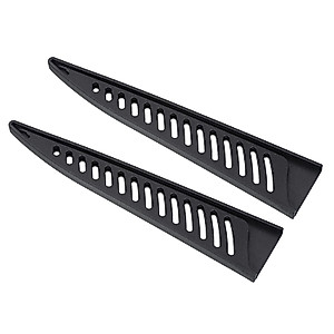 PATIKIL PP Safety Knife Cover Sleeves for 6" Boning Knife, 2 Pack Knives Edge Guard Blade Protector Universal Knife Sheath for Kitchen, Black