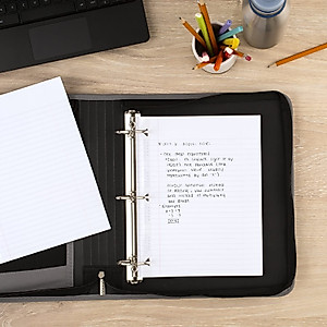 Five Star Loose Leaf Paper, Notebook Paper, Wide Ruled Filler Paper, Reinforced, Fights Ink Bleed, 8 x 10.5, 80 Sheets (150002-23), White