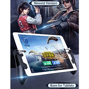 Game Controller for iPad PUBG Mobile Game Controller Cellphone Trigger Switches for PUBG/Knives Out Gaming Controller Shooter L1R1 Trigger Fire Button Aim Key Gamepad for Tablet/Android/iOS/iPhone