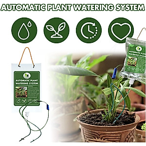 Automatic Plant Waterer for Indoor and Outdoor Plants - Self Watering System with Long Needle Design
