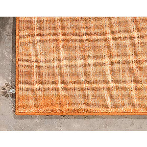 Unique Loom Williamsburg Collection Area Rug - Solid (7' 10" x 10' Rectangle, Salmon)