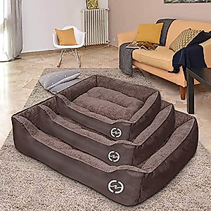 Dog Bed, Dog Beds for Large Dogs, Rectangle Washable Pet Mattress Comfortable and Breathable Large Dog Bed, Pet Bed