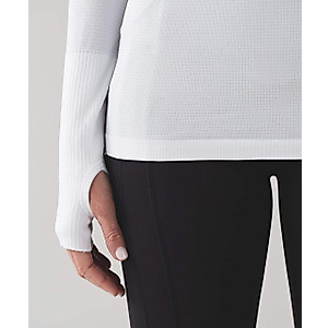 lululemon Swiftly Tech Long Sleeve Crew (White, 10)