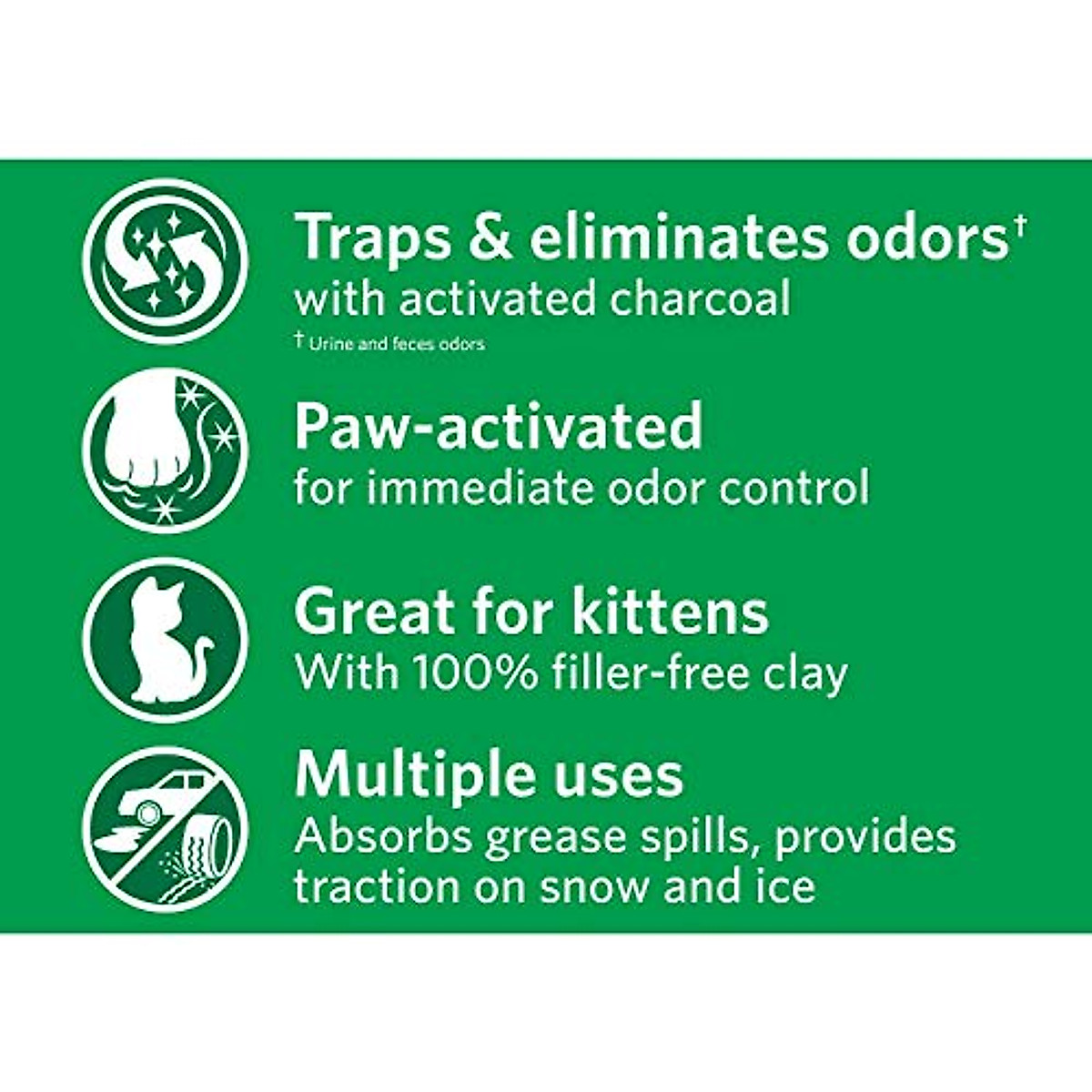 Fresh Step Non Clumping Cat Litter With Febreze Freshness, With 7-Day Odor Control, 14 lb. Bag