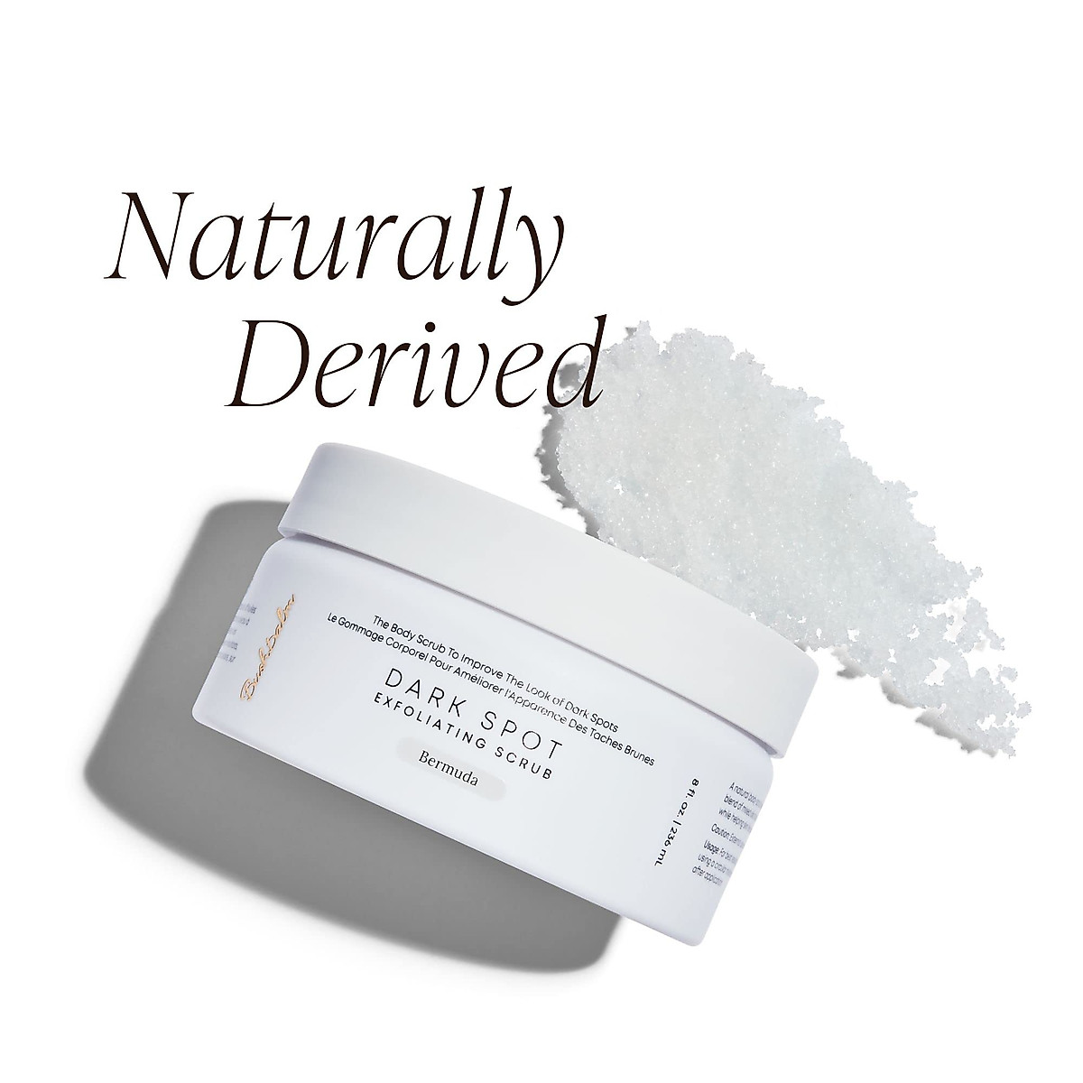 Bushbalm Dark Spot Exfoliating Scrub - Natural Body Scrub Exfoliant to Hydrated, Soften and Enhance Glow in Skin - Bermuda 236 ml