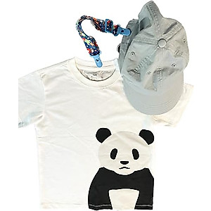 CrescentBay Adjustable Baby Bib Clip, Clips at Both Ends, Anti-Drop & Anti-Loss (Blue)