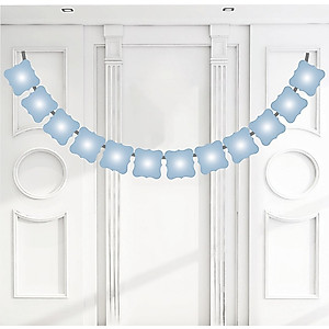 Dusty Blue Party Decorations,Photo String,Bridal Shower Decorations Dusty Blue,Birthday Photo Banner,Engagement r,Bridal Show Decor