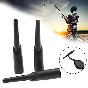 The Lord of the Tools 50PCS Carp Fishing Run Rig Tackle Rubber Chod Buffer Beads Holder Covert Tackle Sleeves Swivel Connector Fishing Accessories for Carp Rigs Chod Rigs Chod Rigs