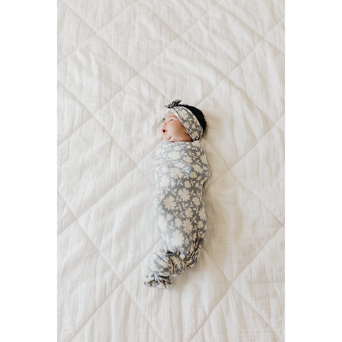 Copper Pearl Large Premium Knit Baby Swaddle Receiving Blanket Lacie