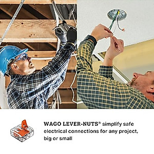 WAGO 221-413 Compact Lever-Nuts® Splicing Connectors, 3-Conductor, 24-12 AWG, 2500pcs