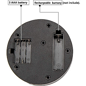 Leadleds 360 Degree Turntable Display Stand, 3 Speeds Electric Rotating Display Stand for Photography Video Shooting Props Jewelry (Black)
