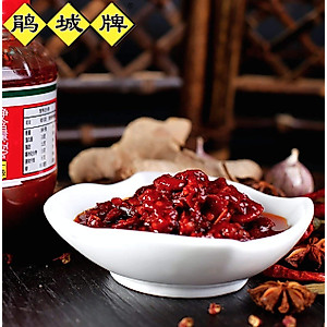 Sichuan Pixian Boad Bean Paste with Red Chili Oil - 17.6 oz (500g) 2 Pack with Free Steel Spoon (2-Pack)