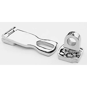 Marine Grade Stainless Steel Heavy Duty Door Hasp with Turning Padlock Eye Mount