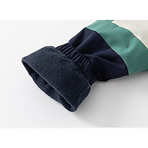 Baby Boys Girls Hooded Water-Resistant Windbreaker Jacket Zipper Coats Fleece Lined Windproof Lightweight Outerwear (Green,90/18-24 M,Unisex,Big Kid,US,Age,18 Months,24 Months)