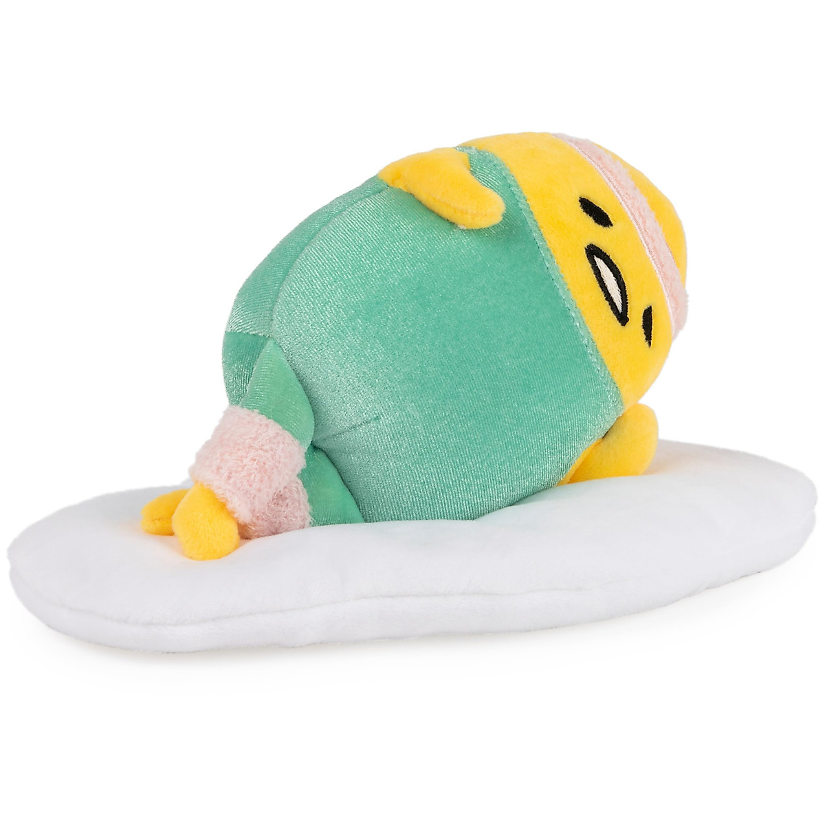 GUND Sanrio Gudetama The Lazy Egg Stuffed Animal, Eggercise Gudetama Kawaii Plushie, Plush Toy for Ages 8 and Up, 5”