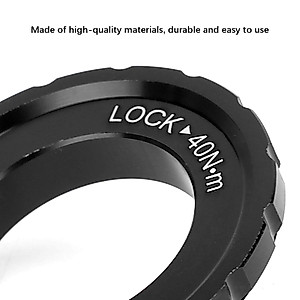 VGEBY Mountain Bike Center Lock Wheelset Hub Disc Lock Cover 12/15/20MM Barrel Shaft Centerlock Disc Rotor Lockring