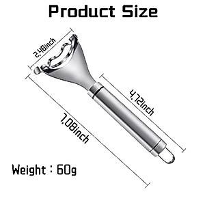 2PCS Magic Corn Peeler，Kitchen Gadget，Stainless Steel Corn Thresher with Ergonomic Handle，Corn Stripper Corn Cob Stripper Tool，Thresher Corn Cutter from the Cob