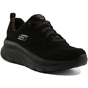 Skechers womens D'lux Walker Sneaker, Bbkblack Black, 9.5 US