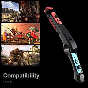 Nintendo Switch/Switch OLED Game Controller - Shooting & Hunting Games Accessory, Compatible with Big Buck Hunter, Resident Evil and More