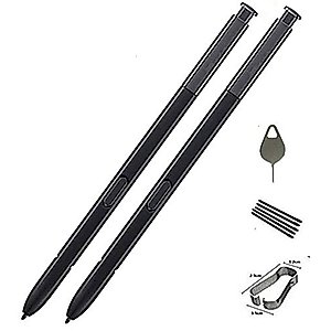 2PCS Galaxy Note 8 Pen Replacement Stylus Touch S Pen for Samsung Galaxy Note8 N950 Stylus Touch S Pen OEM+Tips/Nibs+Eject Pin (Black)
