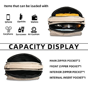 Love Deliver Crossbody Bags for Women Small Leather Purses for Ladies Shoulder Bag with Detachable Straps