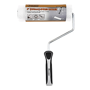 ROLLINGDOG Spike Roller-Epoxy Floor Spiked Roller for Self Leveling Concrete,Spiked Screeding Compound Roller for Cement Concrete Paint(230mm)