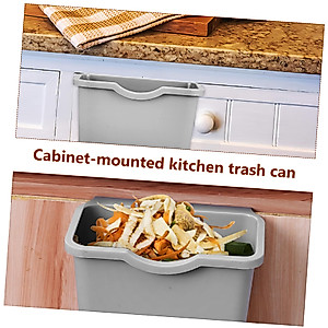 JEWEDECO Mini Trash Can for Desk Bathroom Bedroom Countertop Organizer Plastic Kitchen Trash Can Garbage