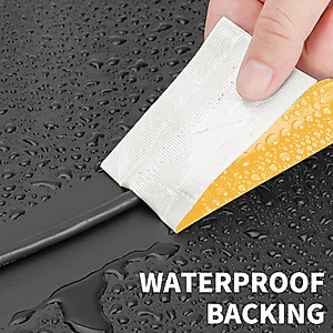 Yellow Duct Tape Heavy Duty Waterproof, 40 Yards X 2 Inch, 9 Mils Thickness Strong Adhesive Sticky, No Residue, Easy Tear by Hand for Home Repairs Indoor Outdoor Crafts Packing HVAC and Construction