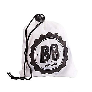 Fizz Creations Beard Buddy Shaving Bib - Attaches to Mirror with Suction Cups for Mess Free Styling Trimming, White, 1 Count (Pack of 1), 3003