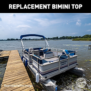 TAYLOR MADE PRODUCTS Manual Bimini Kit - 8'W x 10'L (Black)