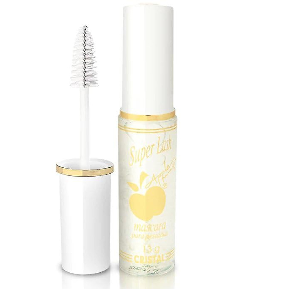 By Apple Super Lash Mascara 6 Pack Mexican Mascara Promotes Natural Growth Full Volume Lashes Length Fierce Long Lasting Intensified Eye Makeup 5 Black plus 1 clear Set