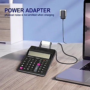 Digipartspower AC DC Adapter for Canon P23-DH III V II P11-DH P23-DHV Calculator Power Supply Cord Cable PS Charger Mains PSU