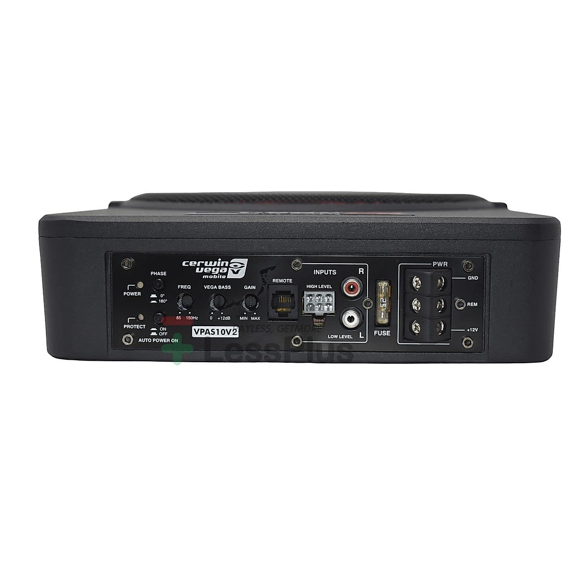 Cerwin vega VPAS10 10" 2Ω 550W Max / 200W RMS Powered Active Subwoofer Enclosure + Bass Knob