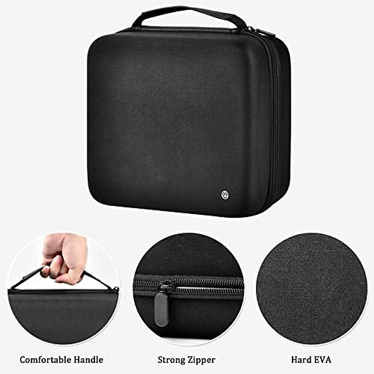 Battery Organizer Storage Case, 118+ Batteries Carrying Holder Container Box Double Mesh Pockets for AA AAA 9V C D with BT-168 Battery Tester (Batteries are Not Included)