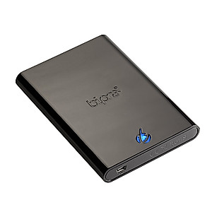 BIPRA S2 2.5 Inch USB 2.0 FAT32 Portable External Hard Drive - Black (500GB)