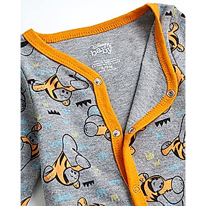 Disney Baby Boys' Romper: Mickey Mouse, Winnie the Pooh, Lion King, Size 6-9 Months, Tiger