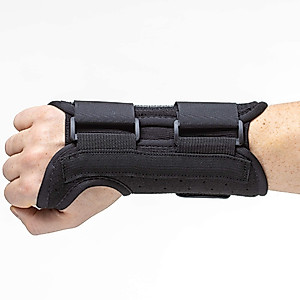 ZOFORE SPORT Carpal Tunnel Wrist Brace Support with 2 Straps and Metal Splint Stabilizer - Helps Relieve Tendinitis Arthritis Carpal Tunnel Pain - Reduces Recovery Time for Men Women - Left (L/XL)