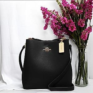 COACH Town Bucket Bag, Black Oxblood