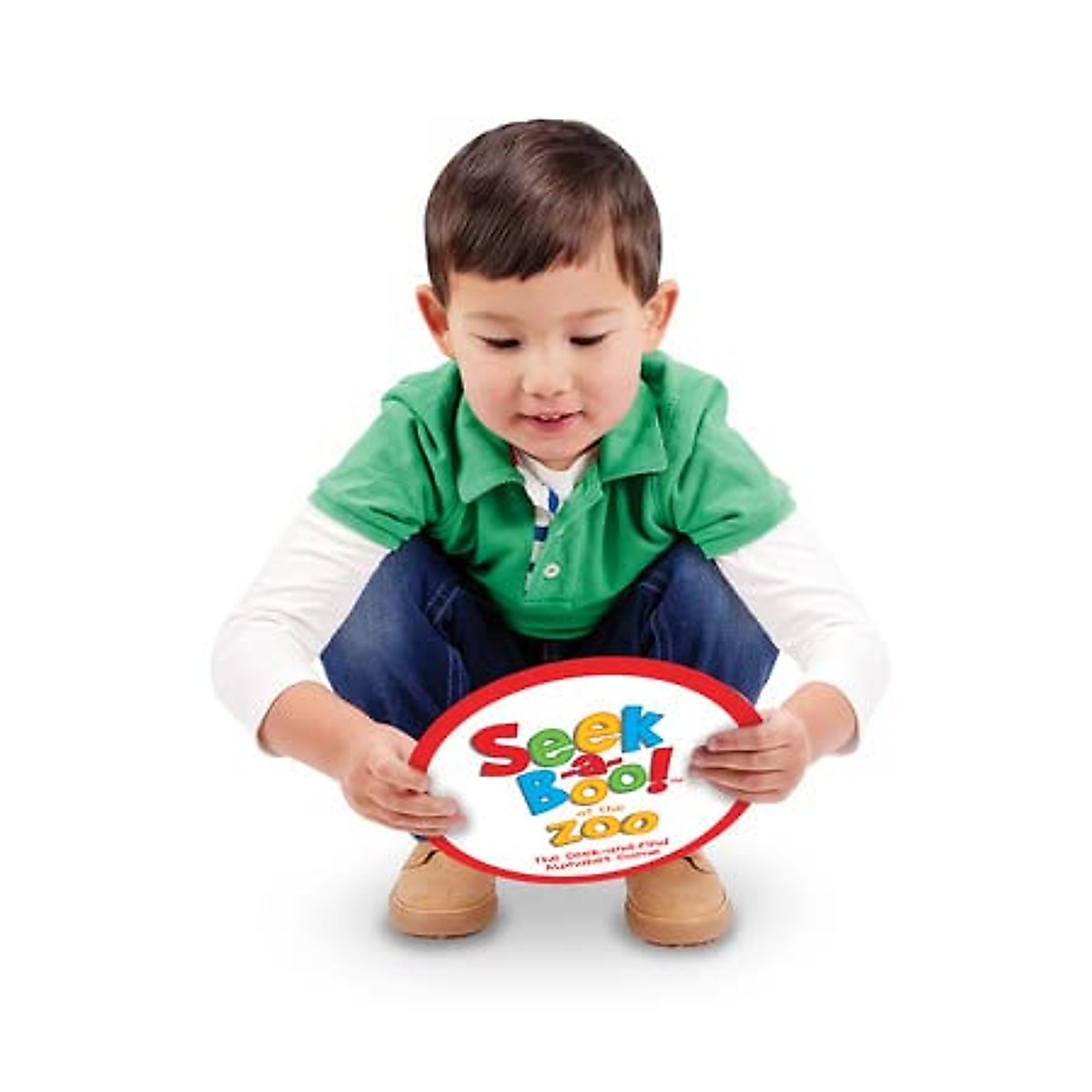 MindWare Seek-a-Boo! at The Zoo The Seek-and-Find Alphabet Matching Game - Fun Toddler Games Ages 2-4 - Improves Memory, Vocabulary and Letter Recognition