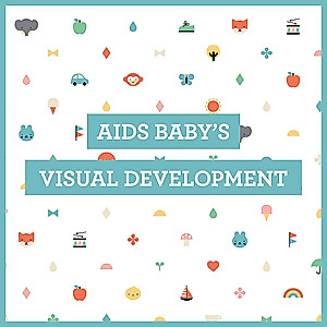 Petit Collage Tummy Time Peekaboo, Multicolor