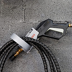 SGCB Car Washer Gun Holder Rack Wall Mount Pro Plastic Hard Chemical Resistant High Pressure Water Gun Hanging Rack Hose Tool Hanger for Garage Wall Workshop