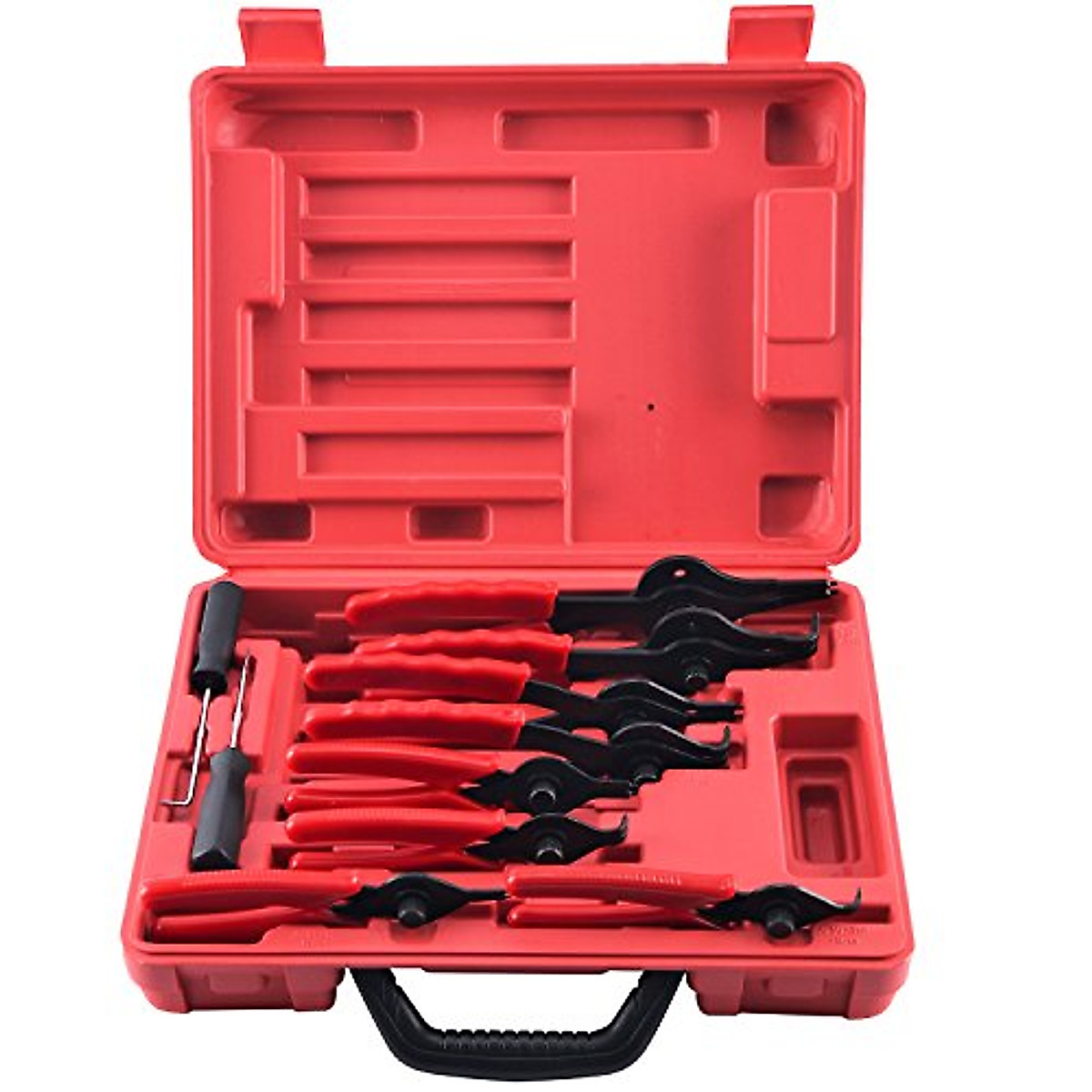 8milelake 11pcs Snap Ring Plier Kit Circlip Combination Retaining Clip Car Truck Motorcycle