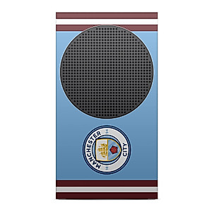 Head Case Designs Officially Licensed Manchester City Man City FC 2022/23 Home Kit Logo Art Vinyl Sticker Gaming Skin Decal Cover Compatible With Xbox Series S Console