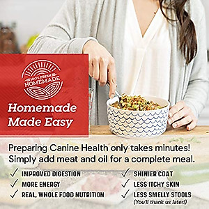 Dr. Harvey's Canine Health Miracle Dog Food, Human Grade Dehydrated Base Mix for Dogs with Organic Whole Grains and Vegetables (5 Pounds)