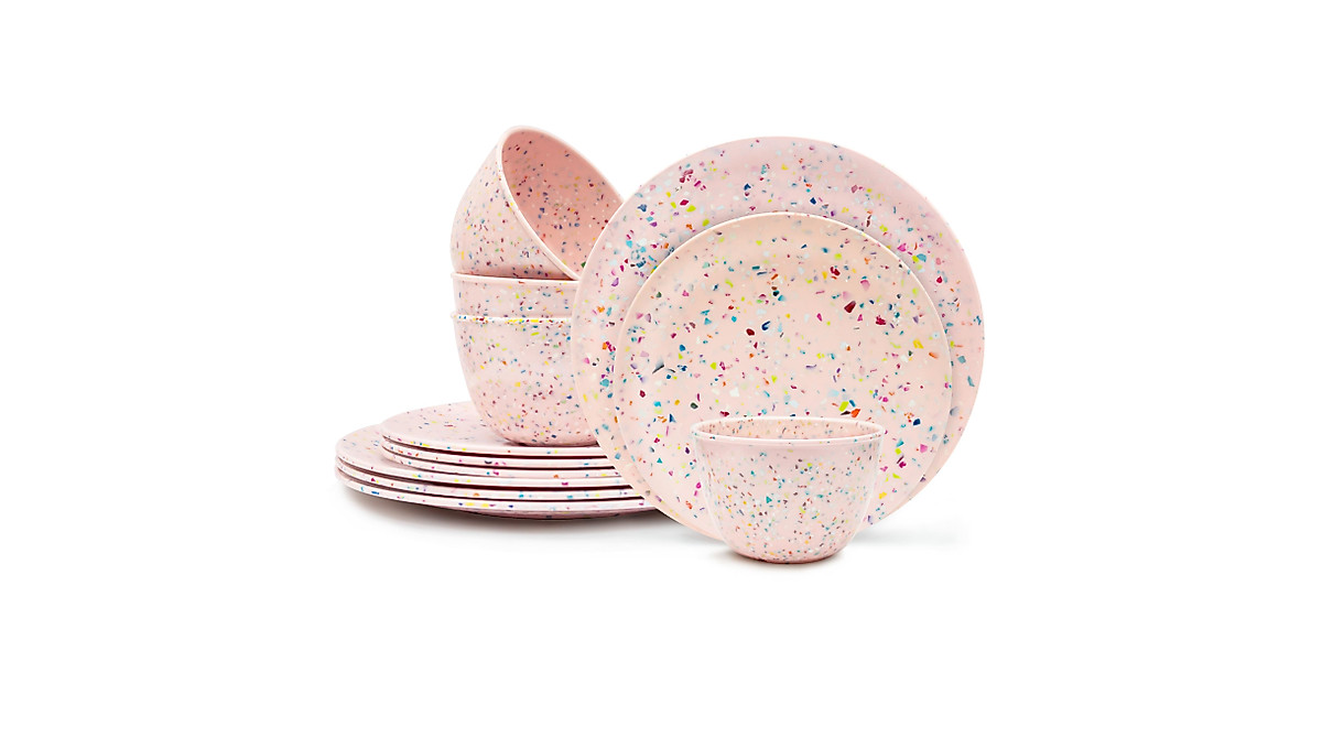 Zak Designs Melamine Dinnerware Set - Colorful & Safe
