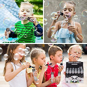 Panda Party Favors Supplies Panda Bubble Wands for Kids Panda Bubble Blowing Toy Gift Goodie Bag Stuffers 24PCS